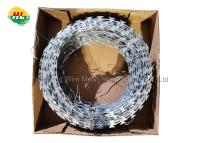 China 2.5mm Concertina Razor Wire 100 M Per Roll Stainless Steel for sale