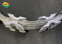 China Hot Dipped Galvanized Concertina Fencing Wire Double Loop With Clips 450mm for sale
