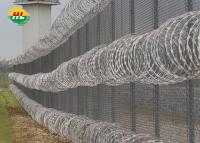 China Alambre Sharp Razor Coil Barbed Wire 300mmx10mts For Garden Apartments for sale