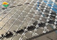 China Hot Galvanized Barbed Wire Tape 300 500 700 900mm coil diameter for sale