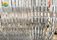 China PVC Galvanized Concertina Barbed Wire 450mm Diameter High Security for sale
