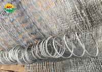 China 33 Loops  Concertina Wire , 50 Feet Concertina Razor Barbed Wire for sale