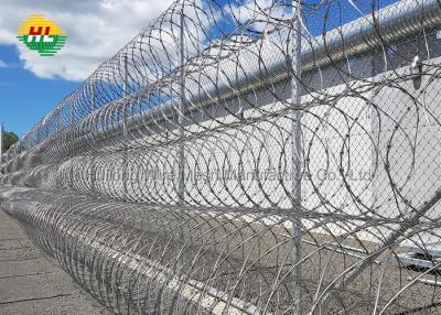 China 33 Loops  Concertina Wire , 50 Feet Concertina Razor Barbed Wire for sale