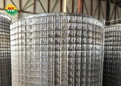 China Hot Dipped Galvanized 1/2inch Square Mesh BWG22 Wire 36in X 50ft Welded Mesh Rolls For Animals Breeding for sale