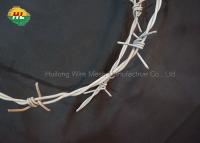 China Spacing 4'' Compound Wall Barbed Wire anti rust For Protection for sale