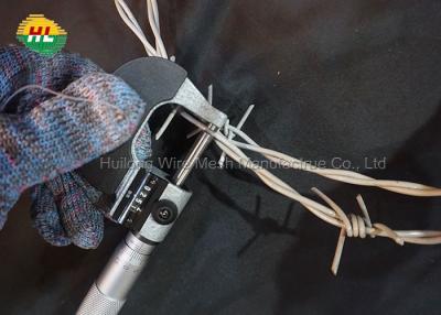 China 14 Gauge High Tensile Galvanized Barbed Wire , Flexible Concertina Razor Wire for sale