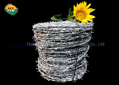 China 12/14/16  Hot-Dipped Galvanized Barbed Wire for Prison Security Fence for sale