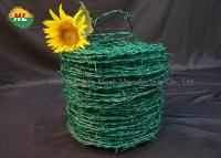 China 4 Point Galvanized Barbed Wire 5 Inch Spacing 25KG High Tensile Strength for sale
