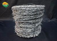 China 50kg Economic Galvanized Barbed Wire Cattle Fence Price Per Roll Weight Per Meter for sale