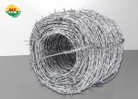 China PVC Coated Galvanized Barbed Wire Light Duty Flexible 1.5-3cm Length for sale