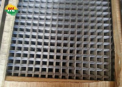 China 2.5mm Black Welded Wire Mesh Panels Flat Surface For Floor Heating for sale