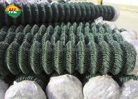 China 9 Gauge Galvanized 6 Ft Chain Link Fence with 2mm diameter wire for sale