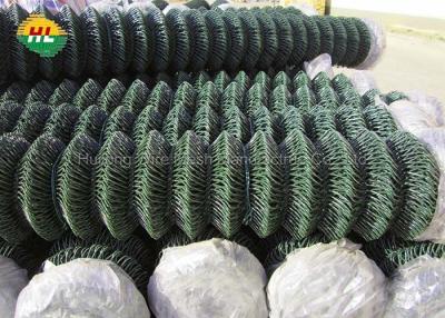 China 9 Gauge Galvanized 6 Ft Chain Link Fence with 2mm diameter wire for sale