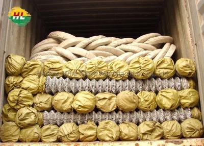 China 50x50mm Silver Chain Link Fence for sale