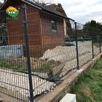 China Green 3d Folds Welded Mesh Fence Ce Certificate For Garden for sale