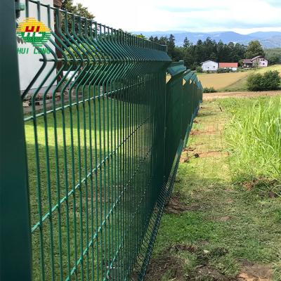 China Pvc Green Coated Garden Mesh Wire Fence Fencing for sale