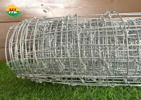 China 120cm Hinge Joint Mesh , 74kg Galvanized Fence Roll For Cattle Farming for sale