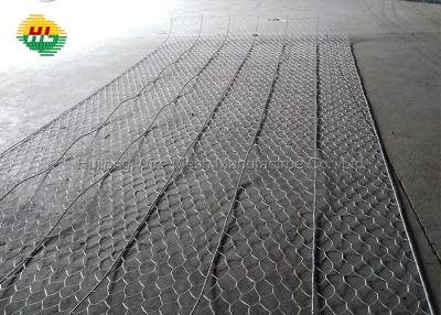 China 2x1x1m Gabion Box Wire Mesh , Double Twisted Gabion Wall Cage for sale