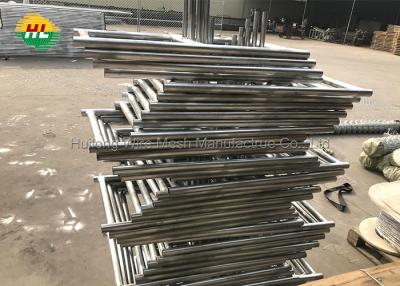 China 0.9X25m Chain Link Fence Panels 12.5 Gauge High Security Twisted Edge for sale
