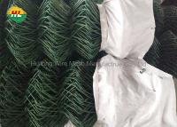 China HUILONG 1-4'' PVC Coated Diamond Mesh Fence For Sports Ground for sale