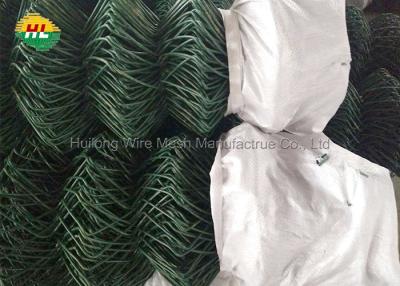 China HUILONG 1-4'' PVC Coated Diamond Mesh Fence For Sports Ground for sale