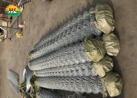China PVC Coated 50x50 Chain Link Wire Fence 6ft Temperature Resistant for sale