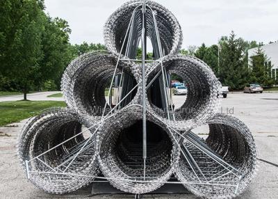 China Multiple Usages Concertina Razor Wire Fence 730mm Hot Dipped Galvanized for sale