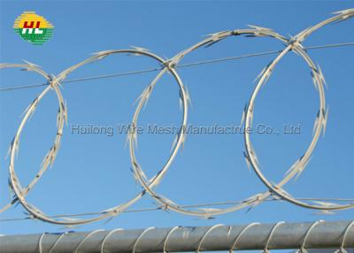 China Hdg Concertina Razor Wire Fence Bto-22 Bto-30 Cbt-65 As Effective Barrier for sale