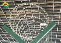China HUILONG Concertina Razor Wire Fence Galvanized Steel With Y Post for sale