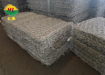 China Heavy Galvanized Gabion Stone Wall 1.5*1*1m 8x10cm Aperture for sale