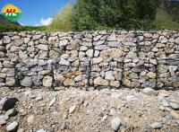 China Galvanized Fence Gabion Box Retaining Wall PVC Coated 4*1*1m for sale