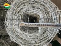 China 30feet Length Galvanized Barbed Wire 25kg Roll For Agriculture for sale