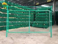 China Green Color Heavy Duty 5x5 2mm Welded Wire Mesh Panels for sale