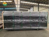 China Black Color Clear View 8 Gauge Welded Wire Fence High Security Square Post for sale