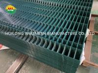 China Pre Galvanized Pvc Coated Welded Mesh Fence 3 Curve Bend 2030mm High for sale