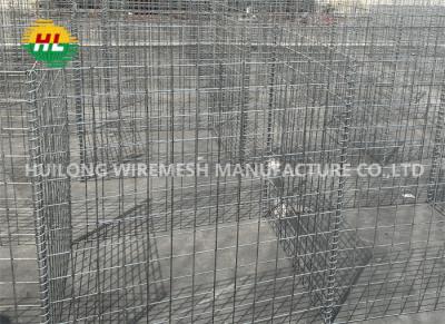China 9 Cells  Hesco Barriers Explosion Proof Wall 1.37m Height 1.06m Width 10m Length for sale