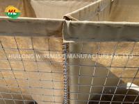 China Heavy Galvanized Hesco Defensive Barriers 4mm 50x50mm Wall for sale
