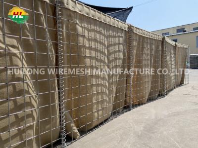 China 1x1x5m Hesco Barrier Blast Wall Mesh Size 80x80mm For Fortifications Defense for sale