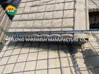 China Hot Dip Galvanized 0.61x0.61m Hesco Defensive Barriers Welded For Fortifications for sale
