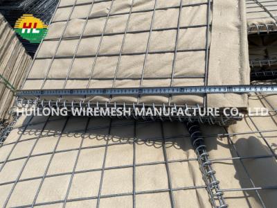China Hot Dip Galvanized 0.61x0.61m Hesco Defensive Barriers Welded For Fortifications for sale