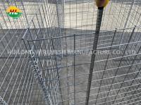 China 3x3 Hesco Containers Welded Bastion Heavy Duty With Geotextile Sheet for sale