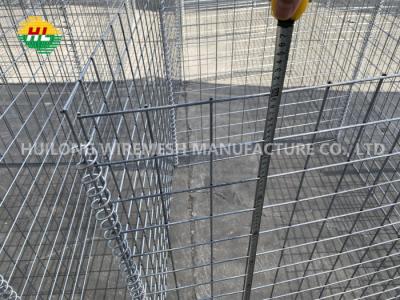 China 3x3 Hesco Containers Welded Bastion Heavy Duty With Geotextile Sheet for sale