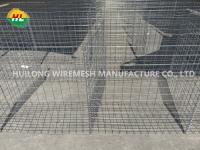 China 1x1x5m Hesco Barrier Blast Wall Mesh Size 80x80mm For Fortifications Defense for sale
