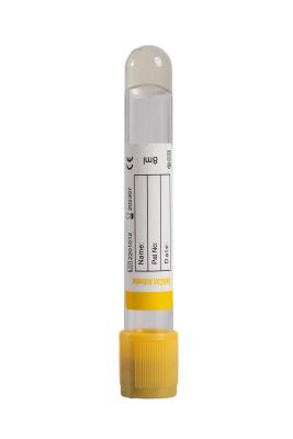 China Yellow Gel Clot Activator Tubes - High-Clarity PET Plastic & Enhanced Recovery Yield for sale