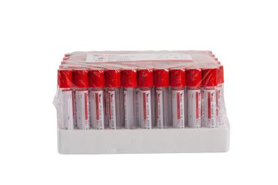 China 5ml 6ml 7ml Clot Activator Tube Red Clot Activator Blood Collection Tube for sale