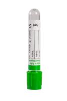 China 7ml 8ml 9ml 10ml Heparin Blood Tube Serum Green Top Blood Tube for sale