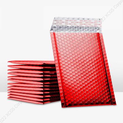 China Multicolor Metallic Bubble Mailer Bag Portable Recycled Antiwear for sale