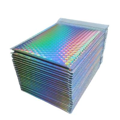 China Antiwear Metallic Poly Bubble Mailer Bag Nontoxic Lightweight for sale