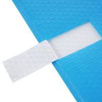 China Blue LDPE Poly Bubble Mailer Bag Waterproof Recyclable Self Seal for sale