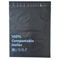 China Nontoxic Compostable Shipping Bags Waterproof Practical Pink Black Color for sale
